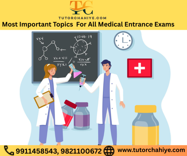 Most Important Topics for Medical Entrance Exams